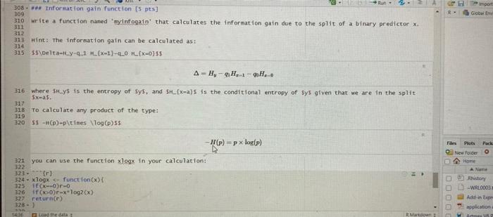 B. Globo 263 - Gint index function (5 pts) 264 265 | Chegg.com