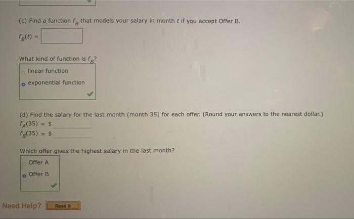 Solved Suppose you are offered a job that last three years | Chegg.com