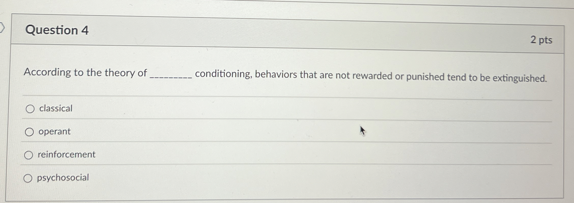 Solved Question 42 ﻿ptsAccording to the theory of | Chegg.com