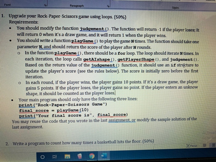 Solved Font Paragraph Styles Upgrade your | Chegg.com