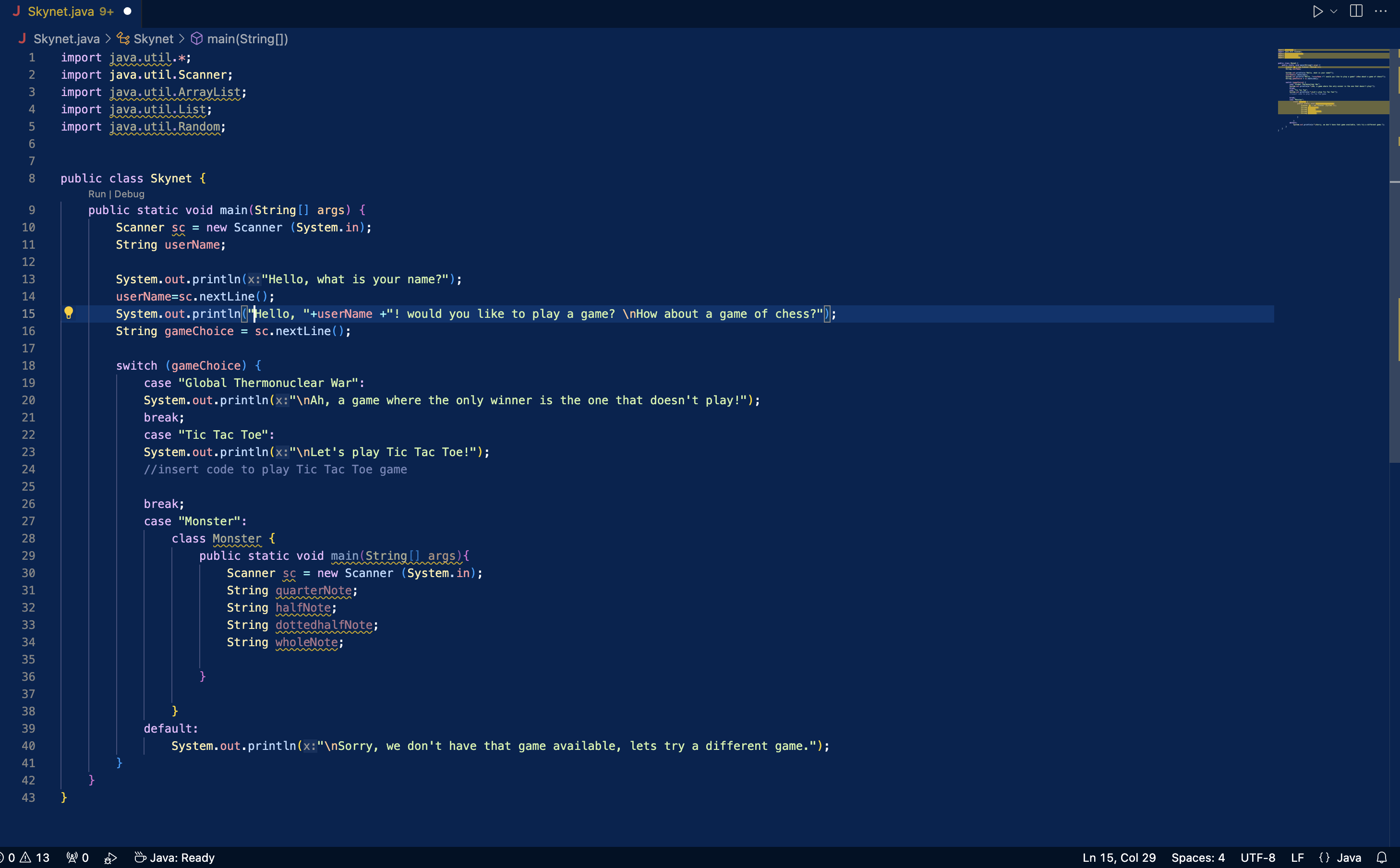 I'm having two issues with my program. I wrote a java | Chegg.com