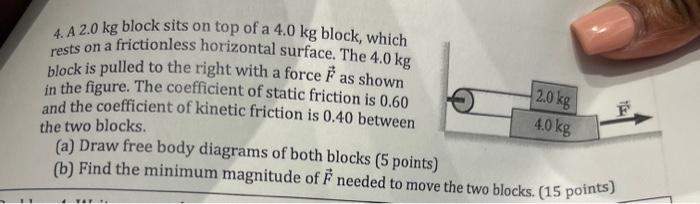 Solved (4) Consider 3 blocks stacked on a smooth ramp, held | Chegg.com