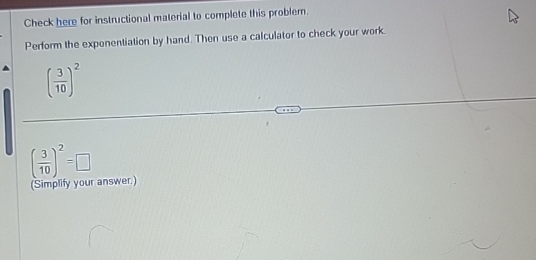 Solved Check here for instructional material to complete | Chegg.com