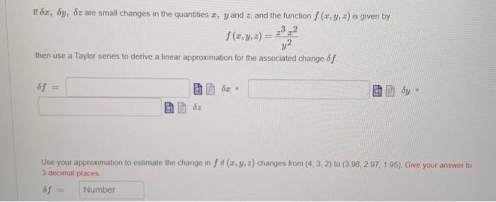 Solved Use a two-dimensional Taylor series to find a linear | Chegg.com