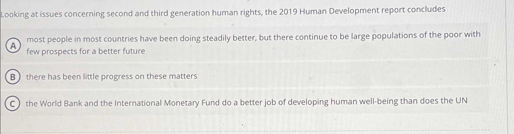 Solved Looking at issues concerning second and third | Chegg.com