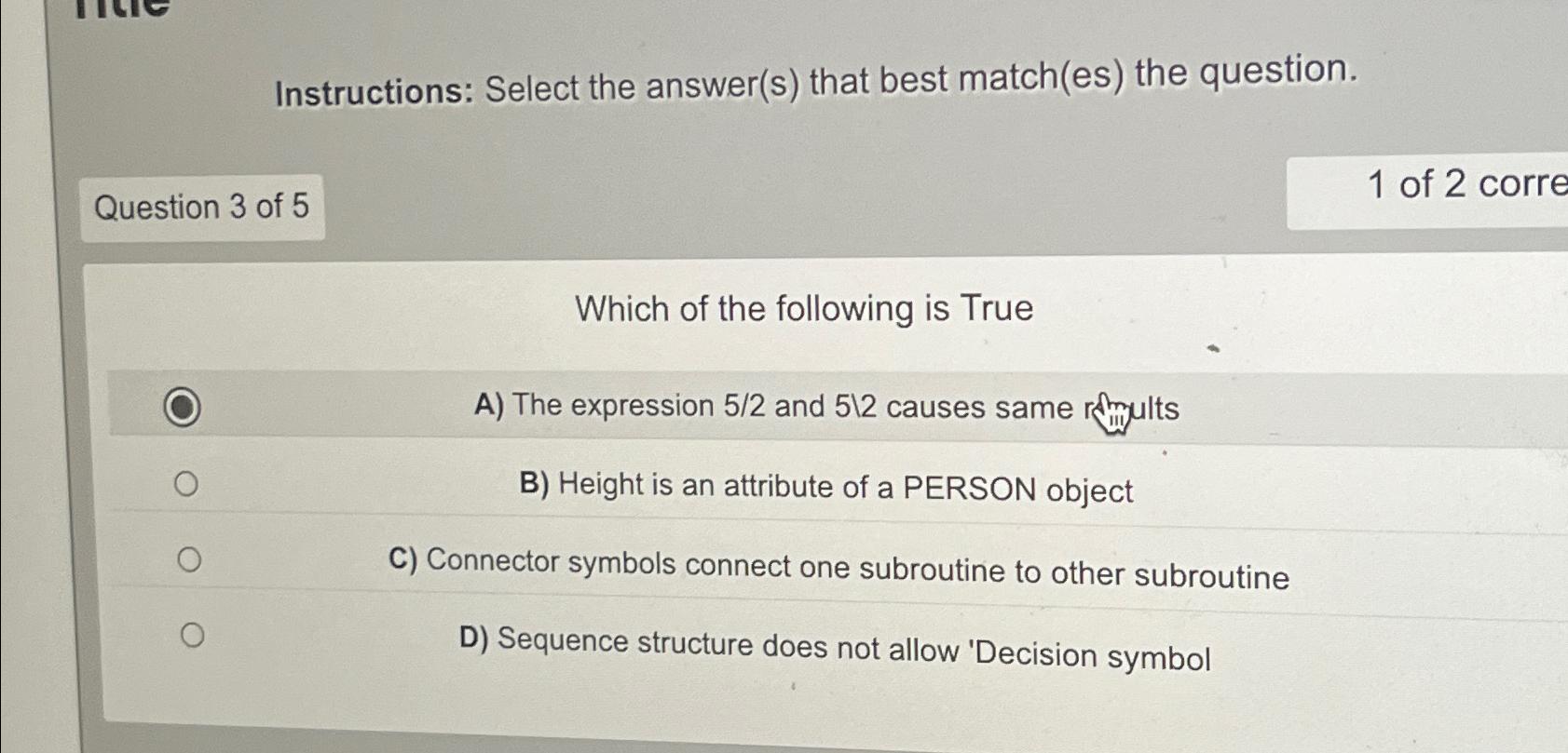 Solved Instructions: Select the answer(s) ﻿that best | Chegg.com