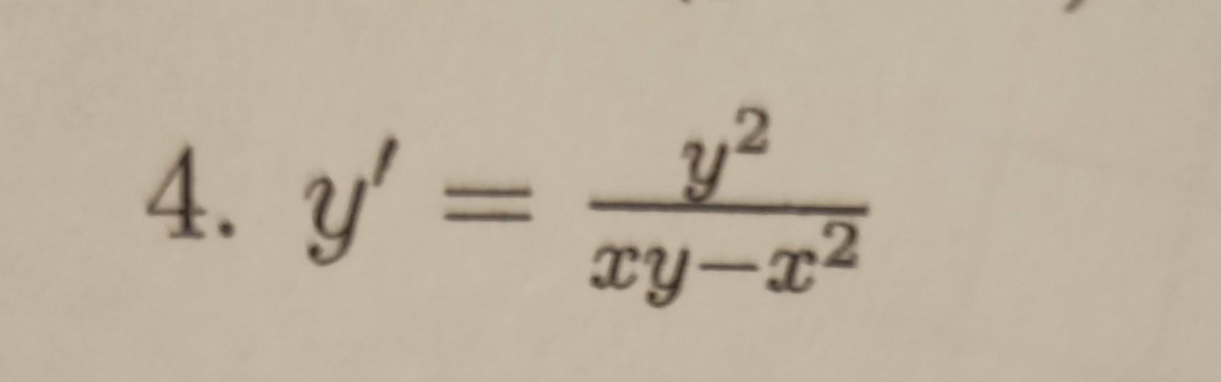 Solved y′=xy−x2y2 | Chegg.com