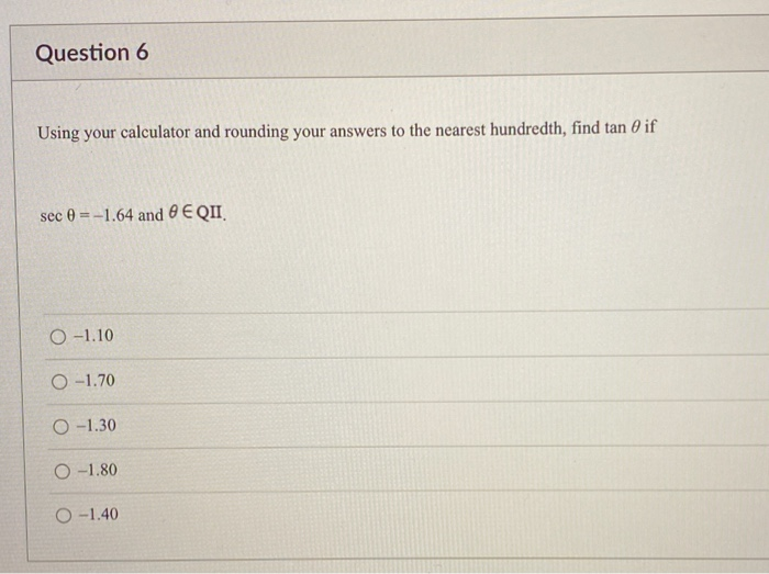 Solved using your calculator and rounding your answers to | Chegg.com