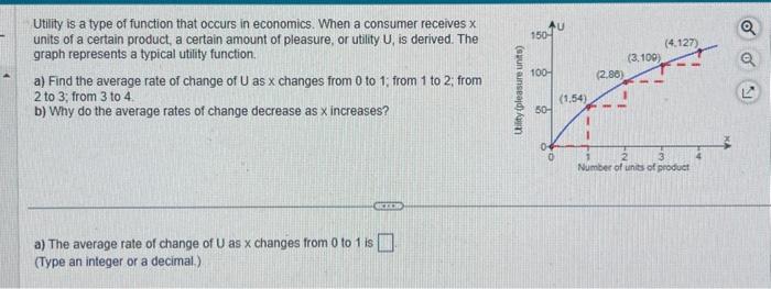 Solved Utility is a type of function that occurs in | Chegg.com