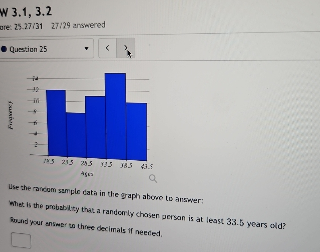Solved W 3132ore 2527312729 ﻿answeredquestion 25use 