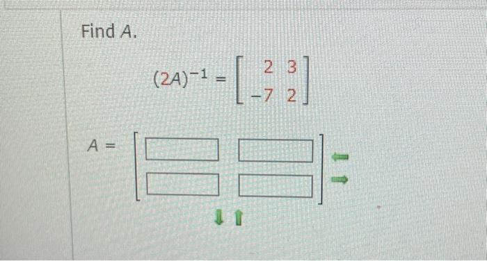 Solved Use the inverse matrices to find (AB)−1,(A⊤)−1, and | Chegg.com