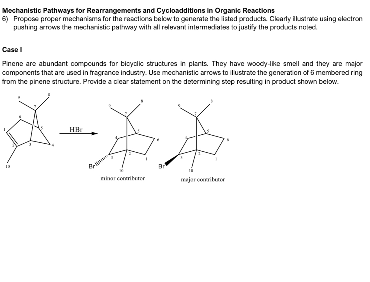 Solved Mechanistic Pathways for Rearrangements and | Chegg.com