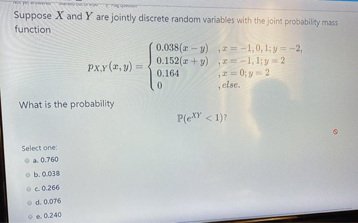 Solved TOCY were GROUE VEO a Suppose X and Y are jointly | Chegg.com