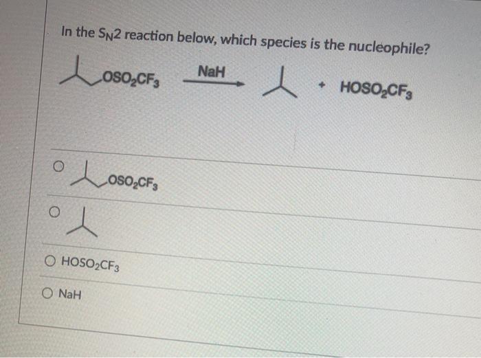 Solved What is the rate law in the Sn2 reaction below? CH3Cl | Chegg.com