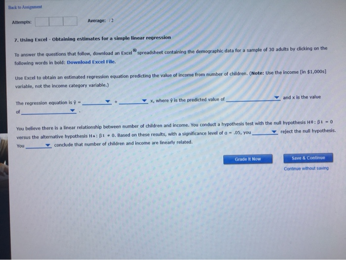 Solved Back to Assignment Attempts: Average: 2 7. Using | Chegg.com