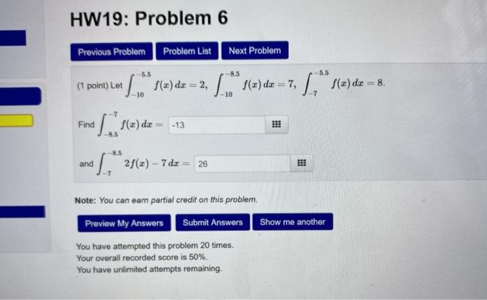 Solved HW19: Problem 6 Previous Problem Problem List Next | Chegg.com