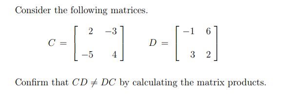 Solved Consider the following | Chegg.com