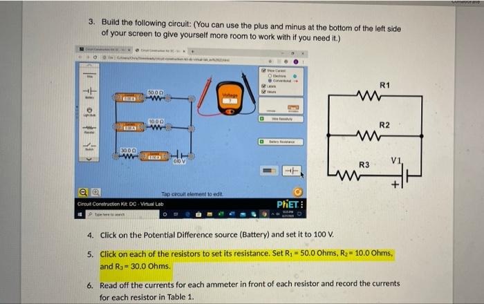 Solved 3. Build the following circuit: (You can use the plus | Chegg.com