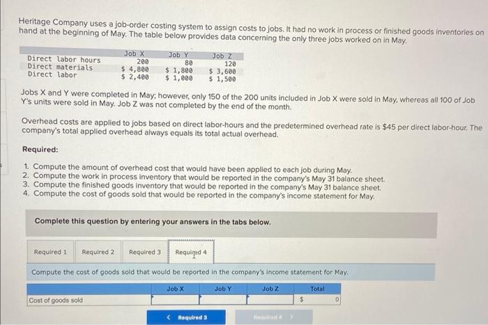 solved-heritage-company-uses-a-job-order-costing-system