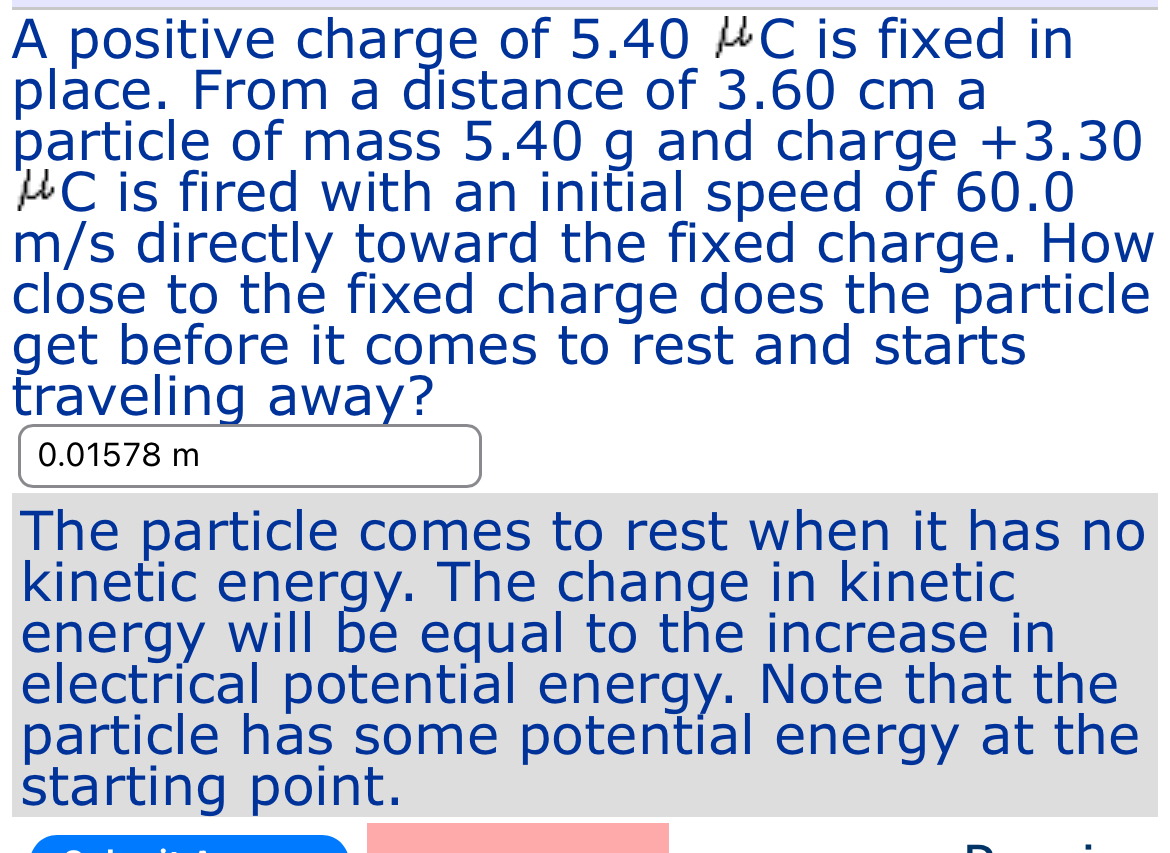 Solved A positive charge of 5.40μC ﻿is fixed in place. From | Chegg.com