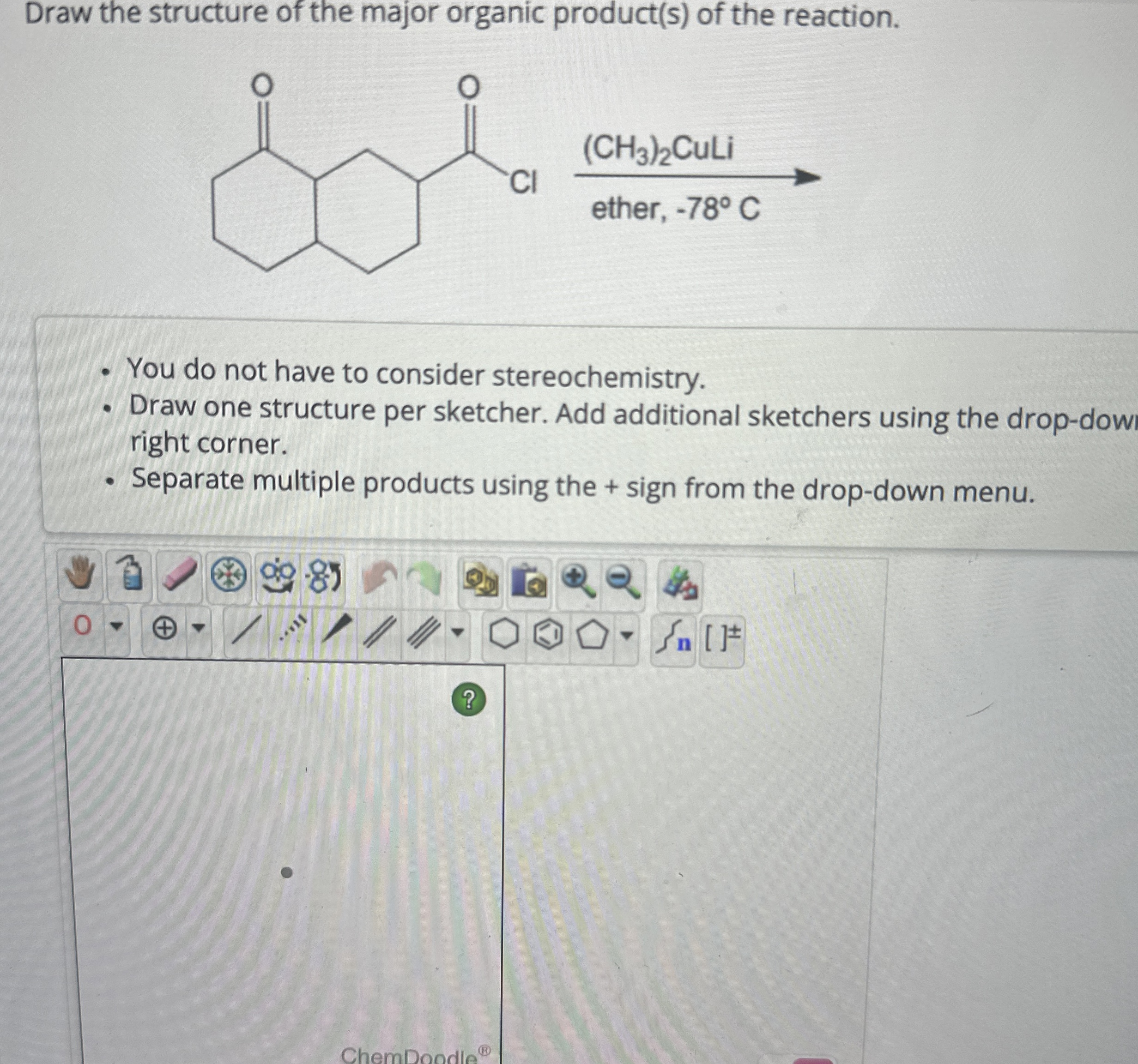 Solved Draw the structure of the major organic product(s) | Chegg.com