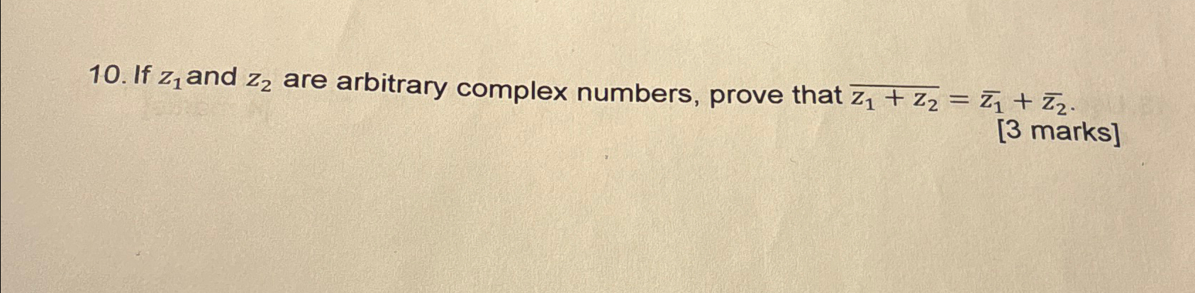 Solved If z1 ﻿and z2 ﻿are arbitrary complex numbers, prove | Chegg.com