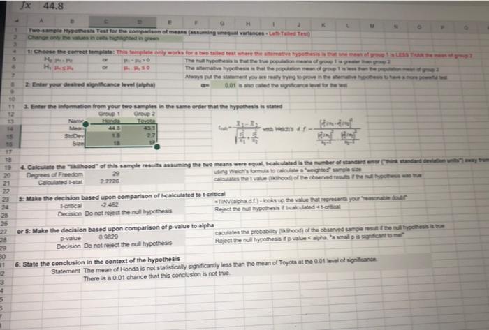 Solved The template below supports two-tailed, left-tailed | Chegg.com