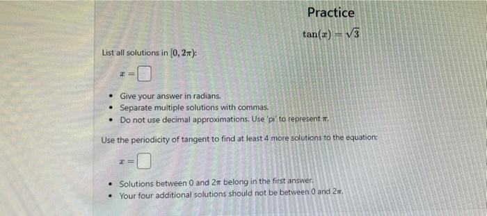 Solved All these angles have sine 21, Can you find one more | Chegg.com