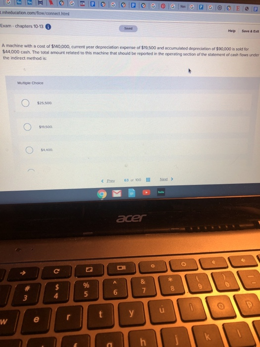 Solved Ne G t.meducation.com/flow/connect.html Exam-chapters | Chegg.com