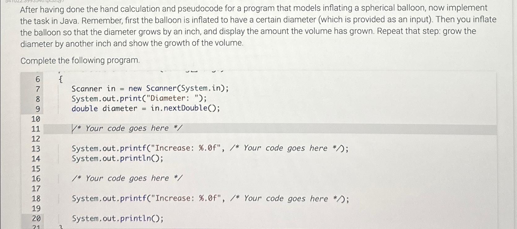 Solved After having done the hand calculation and pseudocode | Chegg.com