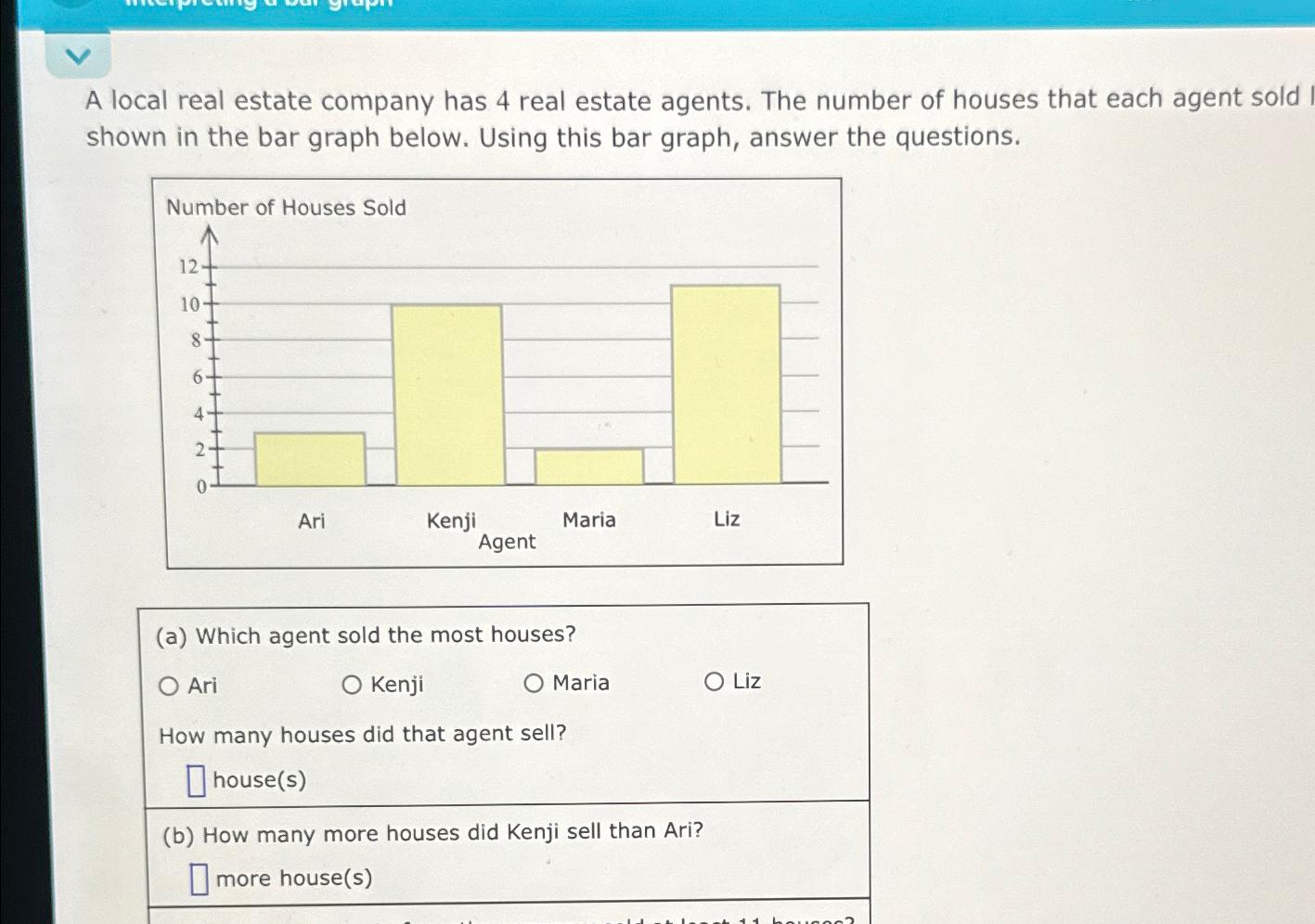 Solved A local real estate company has 4 ﻿real estate | Chegg.com