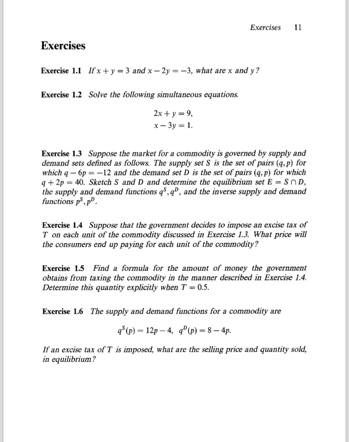 Solved Exercisesexercise 11 ﻿if Xy3 ﻿and X 2y 3 ﻿what 