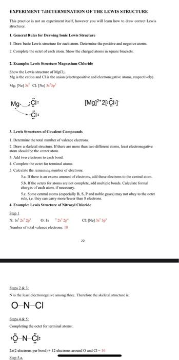 Solved EXPERIMENT 7 1