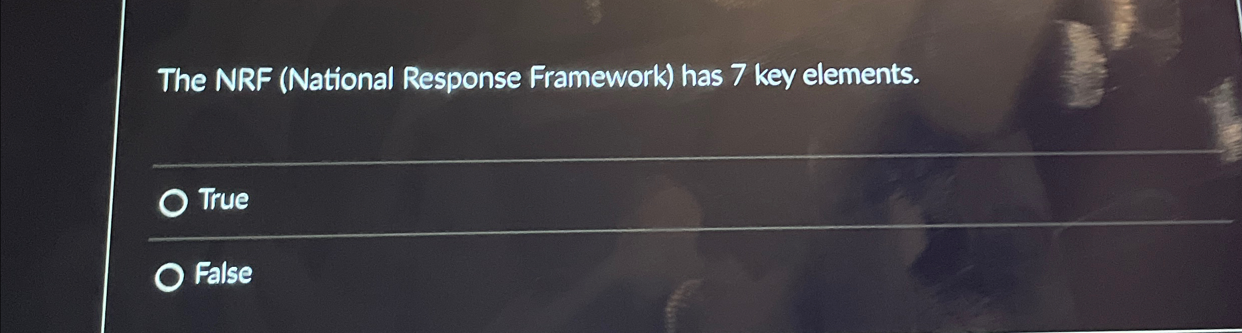 Solved The NRF (National Response Framework) ﻿has 7 ﻿key | Chegg.com