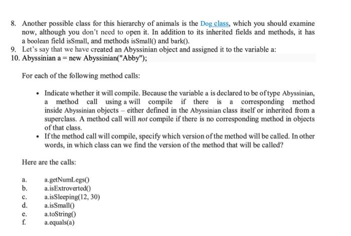 Solved As we saw in recent lecture, a class can extend | Chegg.com