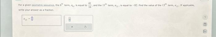 Solved write your answer as a fraction: | Chegg.com