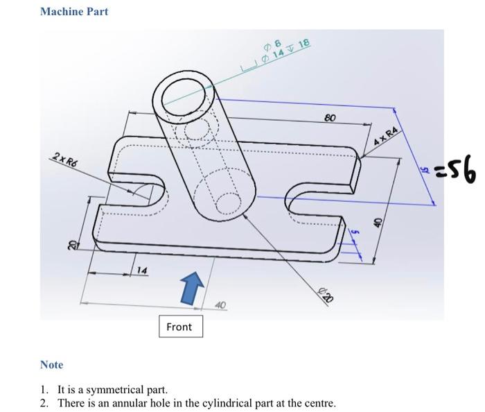 Solved please help me use auto cad to draw the three | Chegg.com