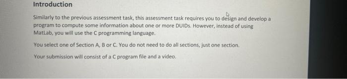 Solved Section C - Tasks for a mark up to 100%• Write a C | Chegg.com