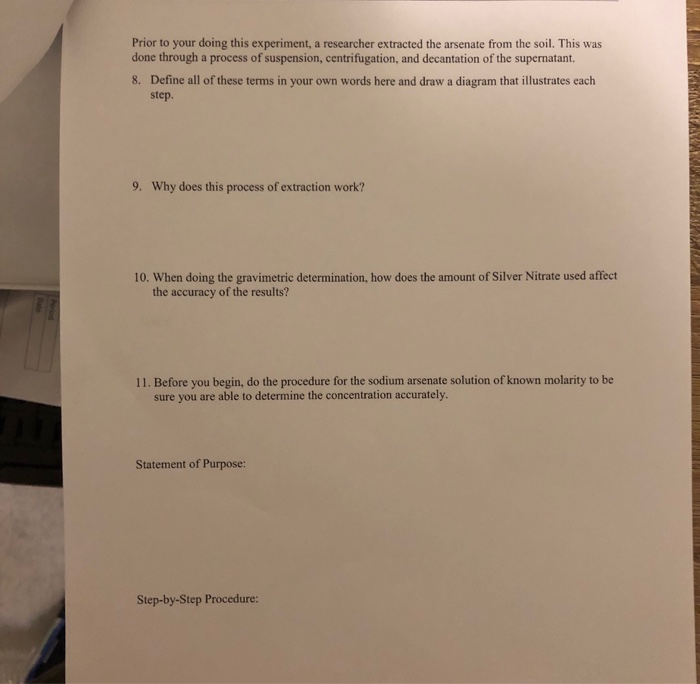 3Ag+ +A043 Before beginning your experiment in | Chegg.com