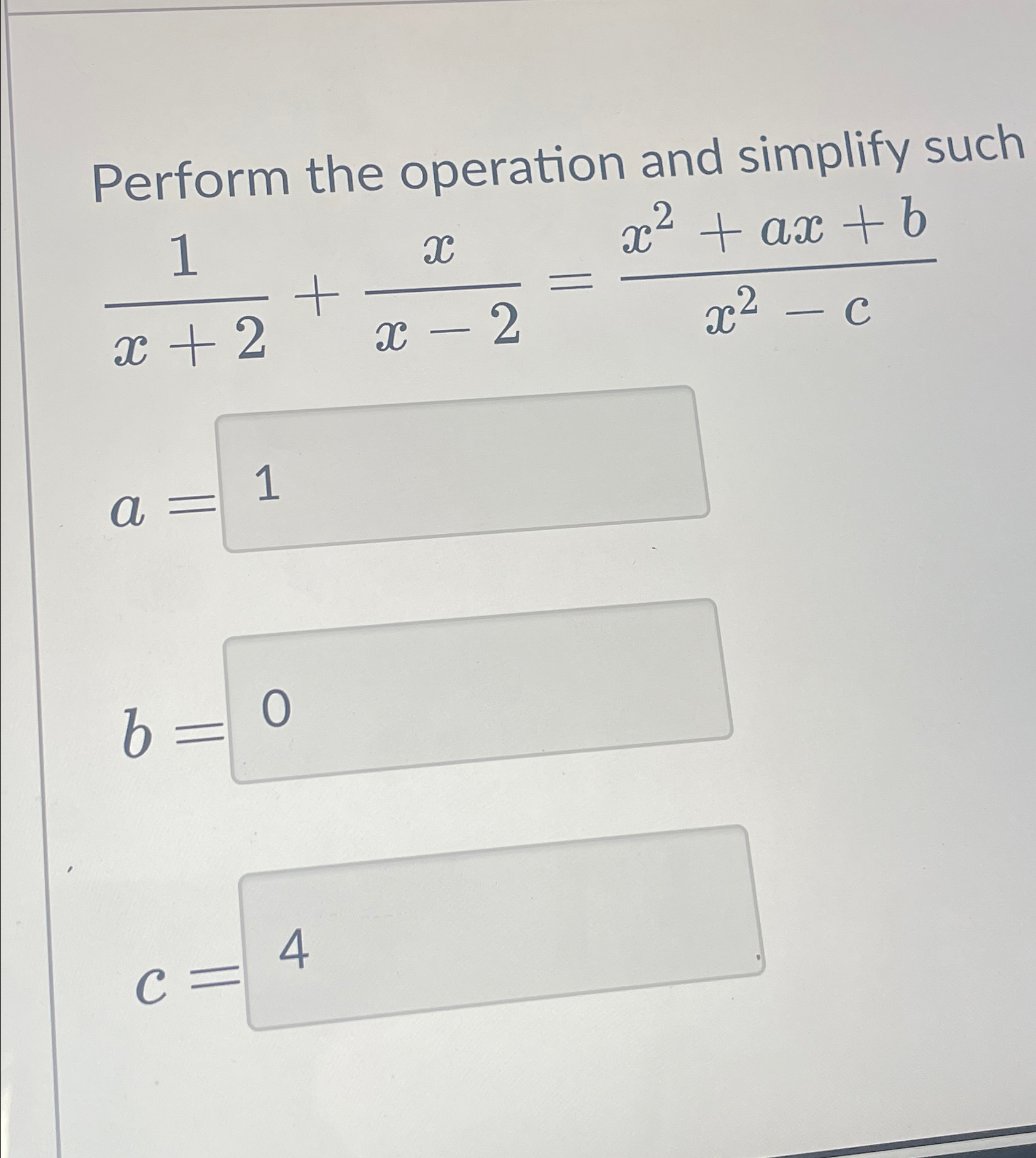 Solved Perform the operation and simplify | Chegg.com