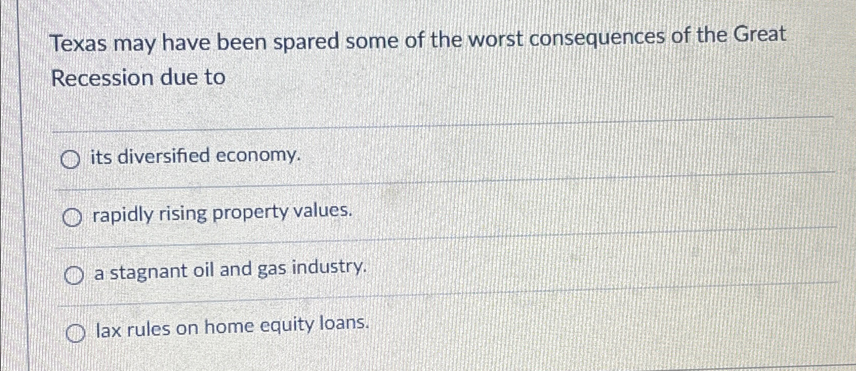 Solved Texas may have been spared some of the worst | Chegg.com