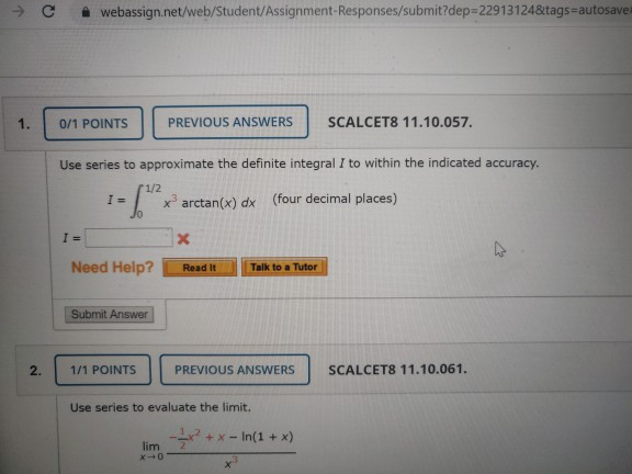 Solved C w ebassign.net/web/Student/Assignment- | Chegg.com