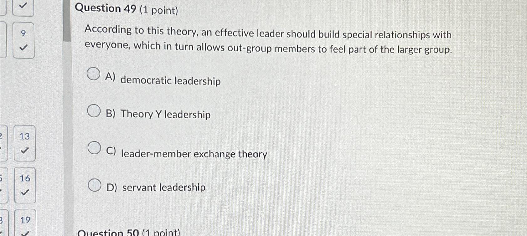Solved Question 49 (1 ﻿point)According to this theory, an | Chegg.com