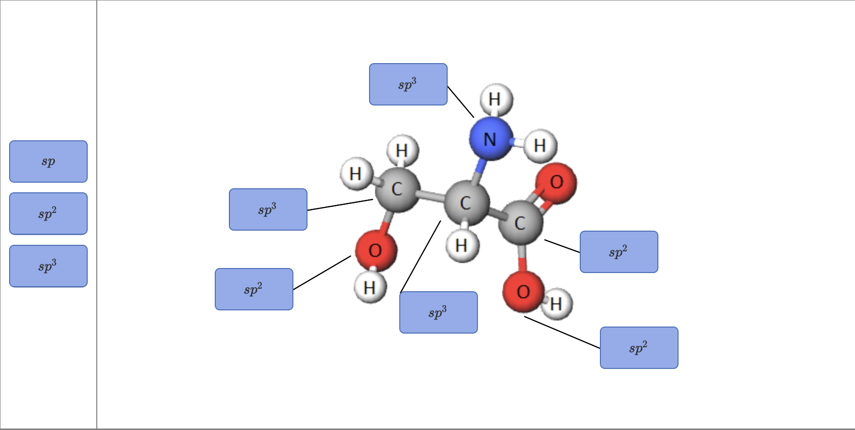 Solved Determine The Hybridization About Each Interior Atom