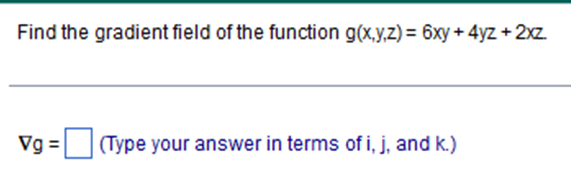 Solved Find the gradient field of the function | Chegg.com