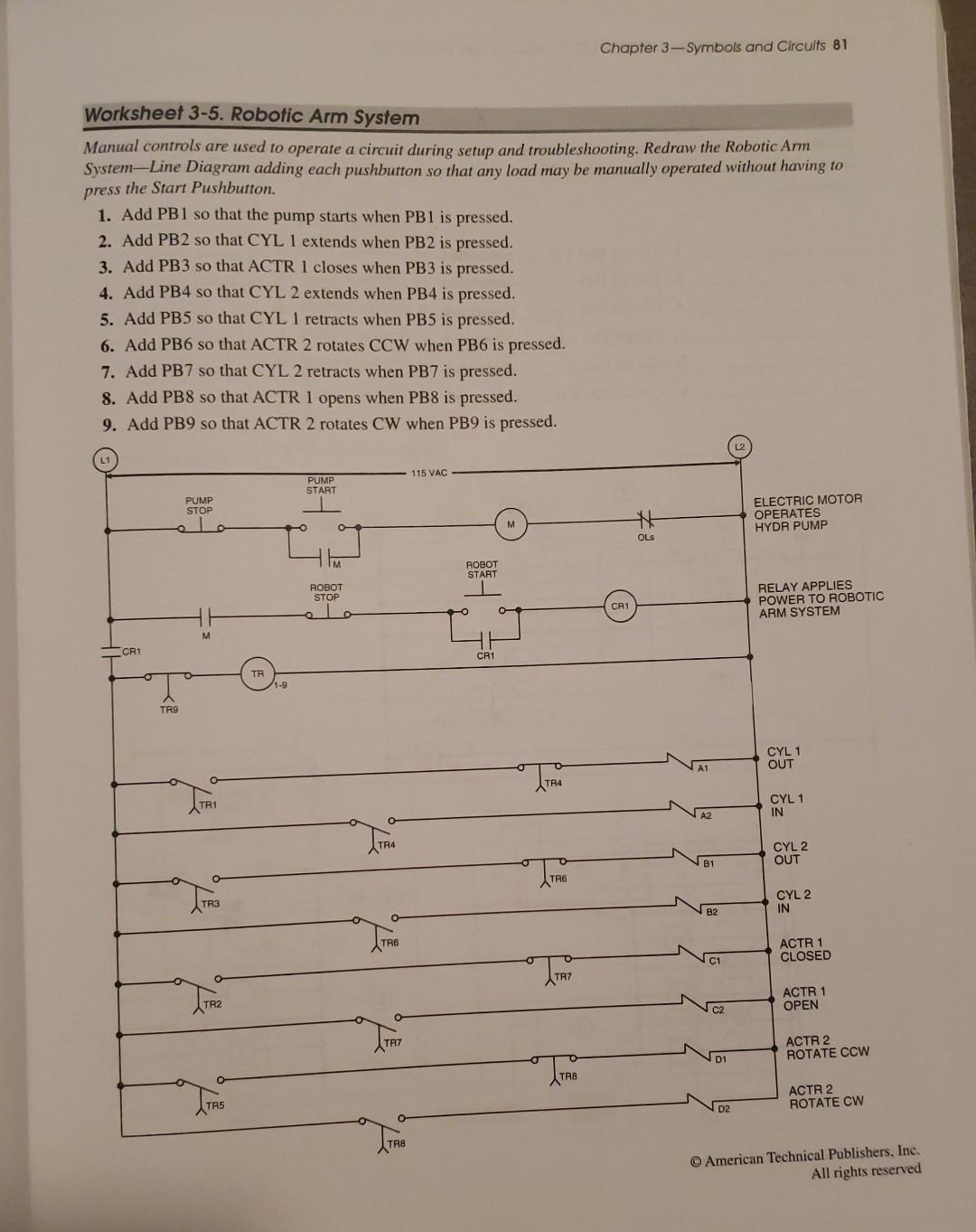 Chapter 3-Symbols and Circuits 81 Worksheet 3-5. | Chegg.com