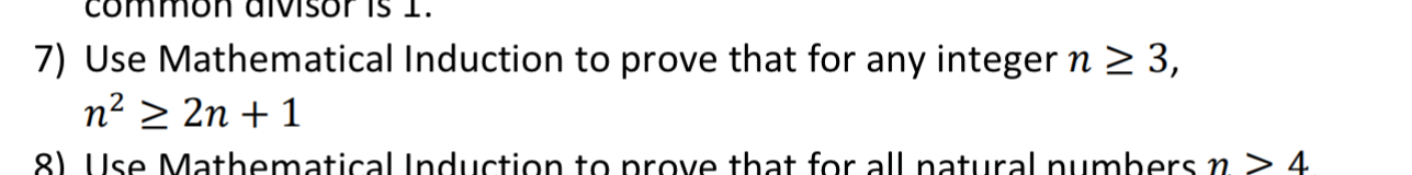 Solved Use Mathematical Induction to prove that for any | Chegg.com