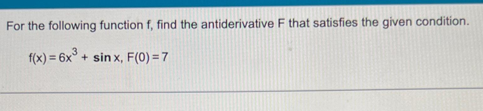 Solved For the following function f, ﻿find the | Chegg.com
