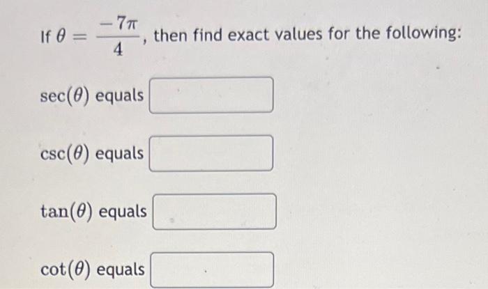 Solved Using Even/Odd properties, rewrite the trig | Chegg.com
