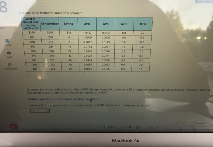 Solved Use the table below to solve this problem. Level of | Chegg.com